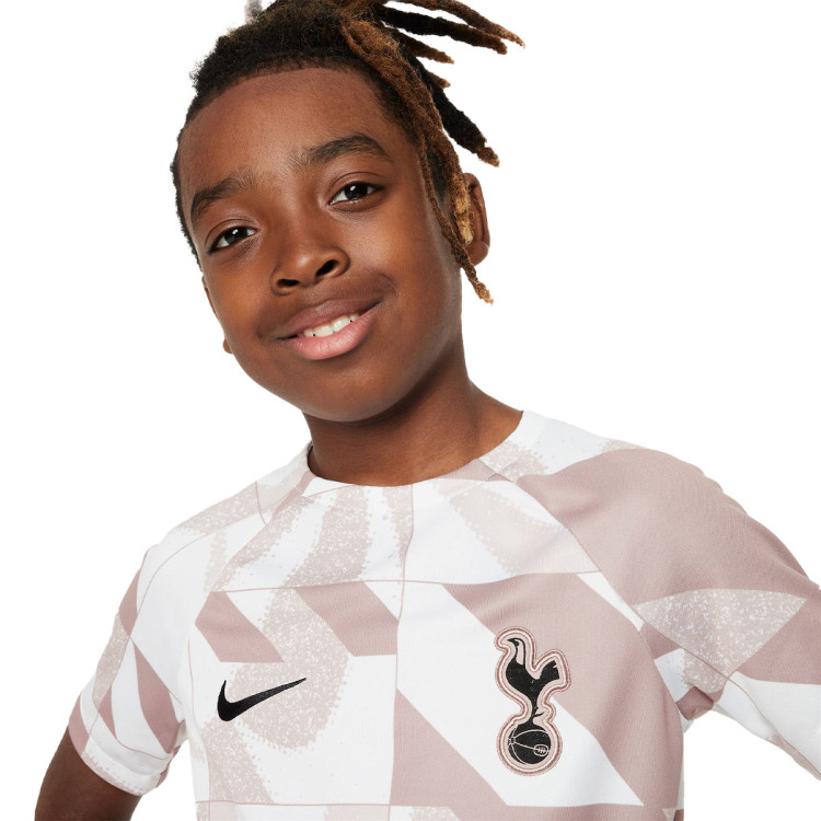 Jersey Nike Tottenham Pre-Match 2023-2024 Niño White-Black - Fútbol Emotion