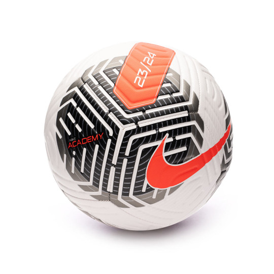 Balón Nike Academy White-Black-Bright Crimson - Fútbol Emotion