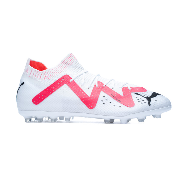 Bota de fútbol Puma Future Pro MG White-Black-Fire Orchid - Fútbol Emotion