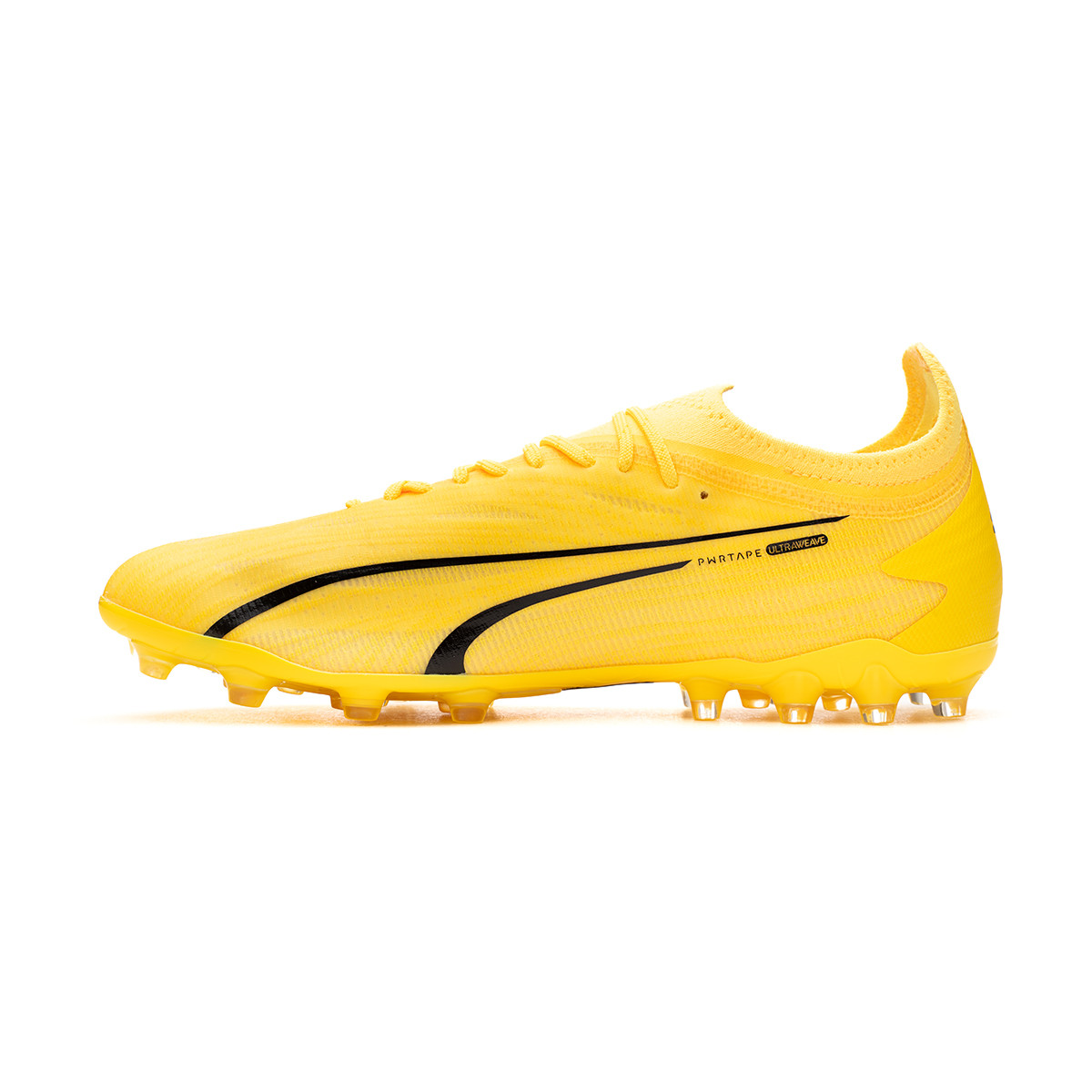 Chaussure de foot Puma Ultra Ultimate MG Yellow Blaze-White-Black ...