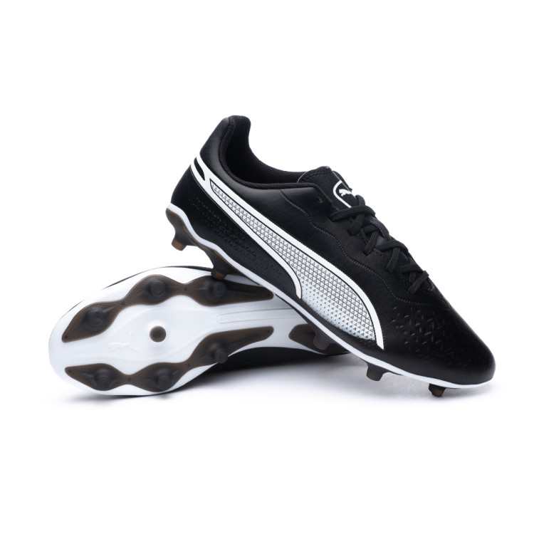 Football Boots Puma King Match FG/AG Black-White - Fútbol Emotion