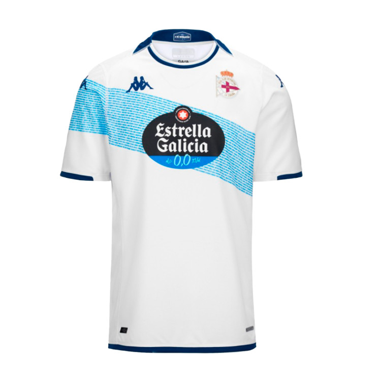 Camiseta Kappa Deportivo La Coruña Tercera Equipación 2023 2024 White