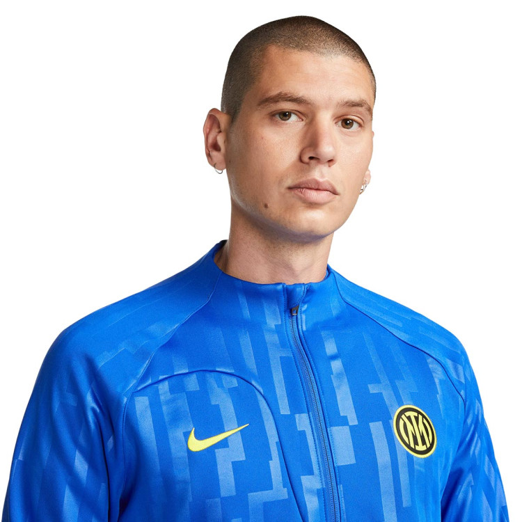 Jacket Nike Inter Milan Fanswear 2023-2024 Lyon Blue-Vibrant Yellow ...
