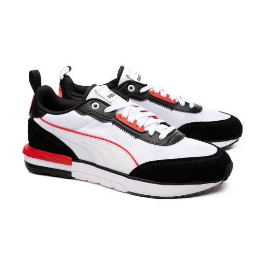 Tenis Puma R22 White- White- Black-For All Time Red - Fútbol Emotion
