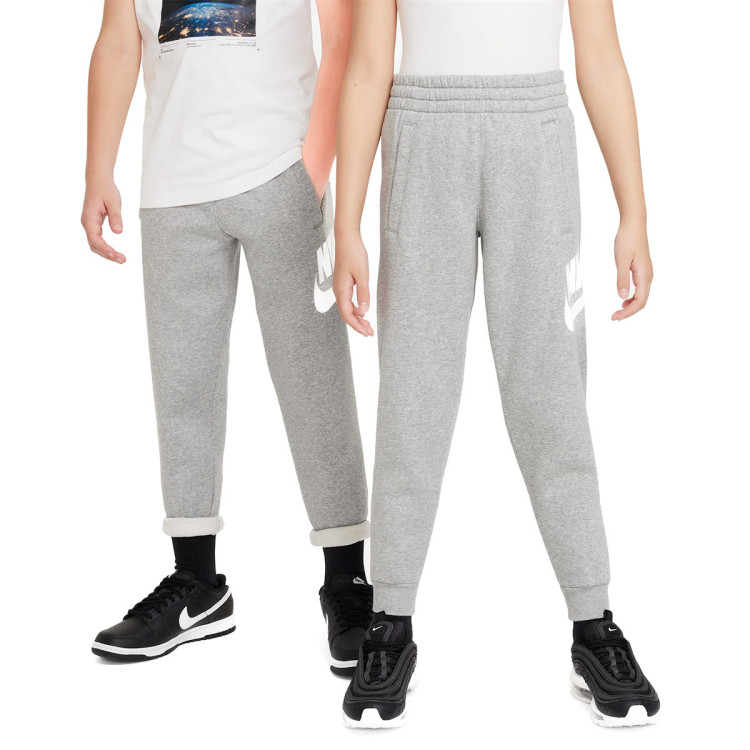 Pantalón largo Nike Sportswear Club Fleece Jggr HBR Niño Grey Heather ...