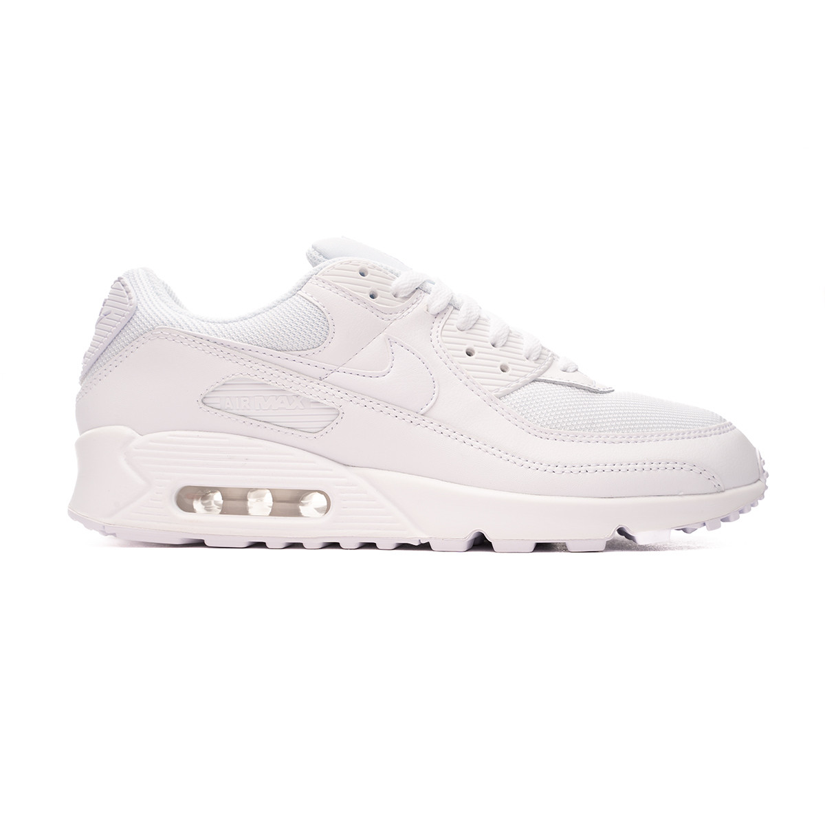 Zapatilla Nike Air Max 90 365 White-White-White-Wolf Grey - Fútbol Emotion