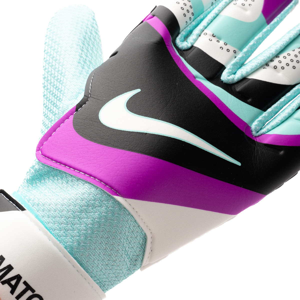 Luvas Nike Match Black-Hyper turquoise-Rush fuchsia - Fútbol Emotion