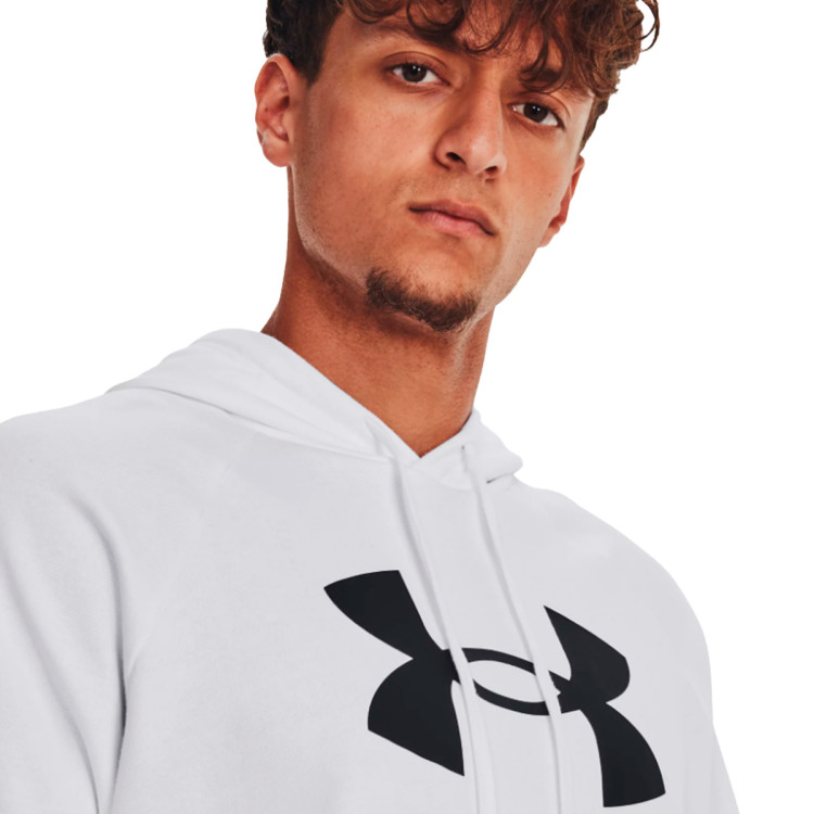 Sweat Under Armour Rival Fleece Logo White - Fútbol Emotion
