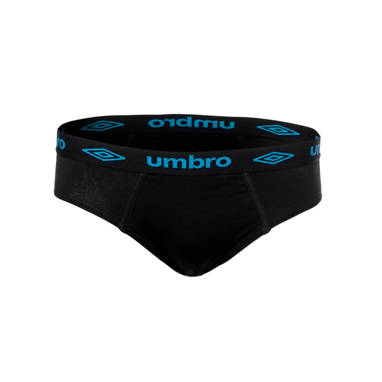 Boxers Umbro Slip Cotton Black - Blue - Fútbol Emotion
