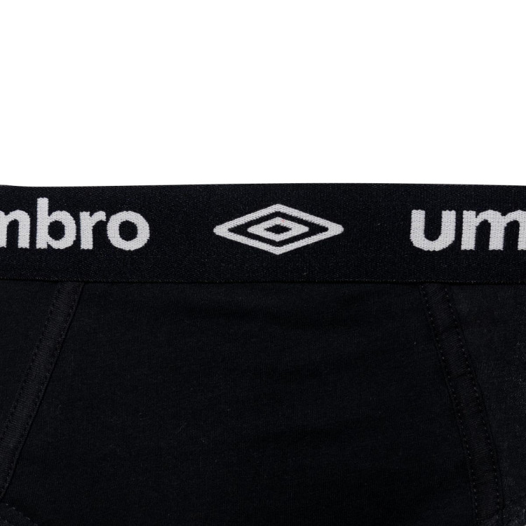 Boxers Umbro Slip Cotton Black - Grey - Fútbol Emotion