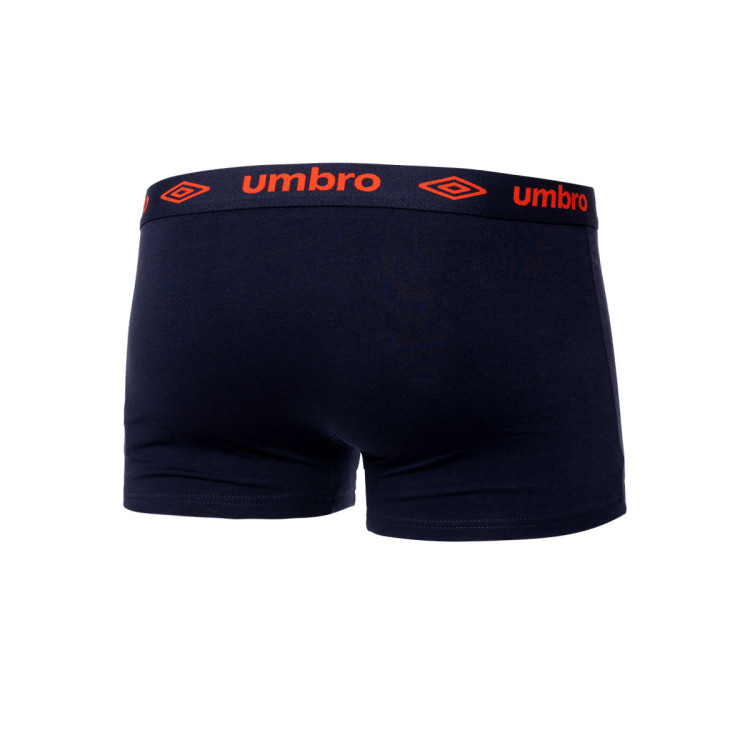 Calzón Umbro Boxer Cotton Navy - Dark Orange - Fútbol Emotion
