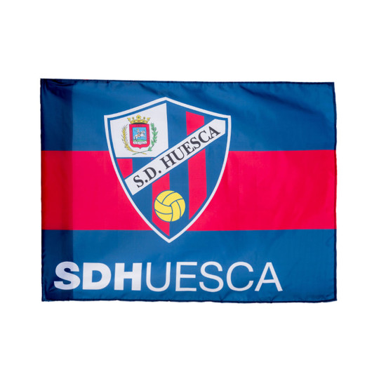 SD Huesca Bandera SD Huesca Stadium Navy Blue-Grana - Fútbol Emotion
