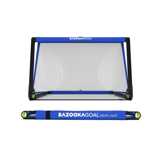 Goal Bazooka Goal Multipurpose Goal PVC (120 x 75) Blue-White - Fútbol ...