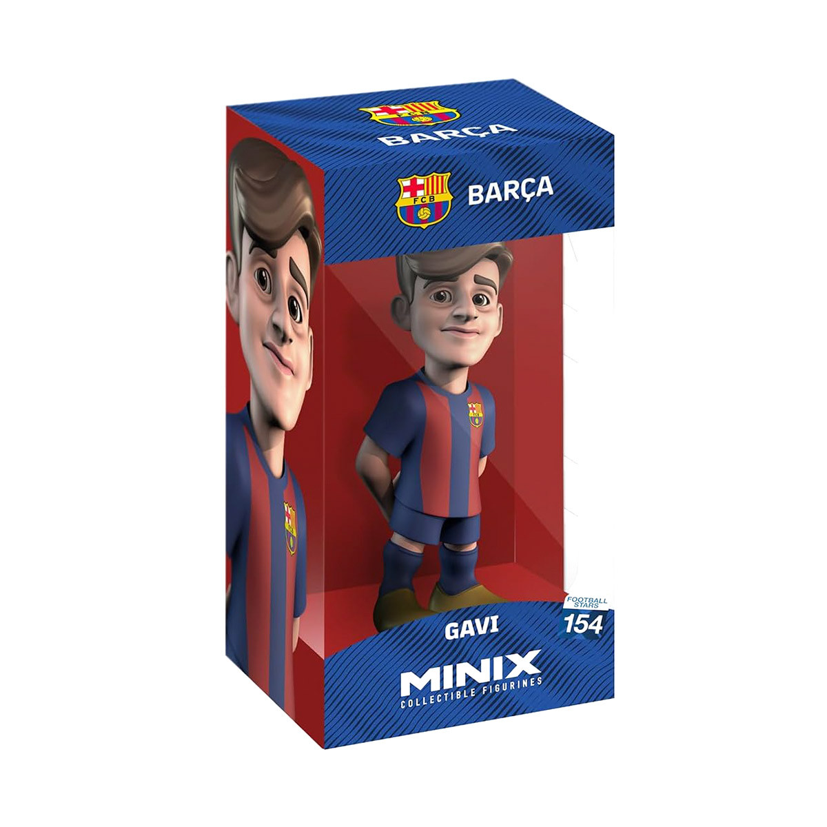 Banbo Toys Muñeco Minix FC Barcelona (12 cm) Gavi - Fútbol Emotion