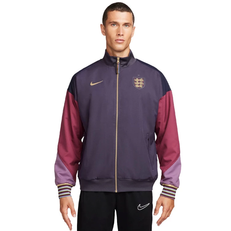 Jacket Nike England Pre-Match Euro 2024 Dark Raisin-Purple Ink-Sesame ...