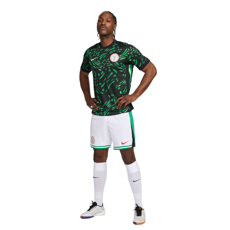Shorts Nike Nigeria Home Kit Olympics 2024 White-Lucky Green-Challenge ...