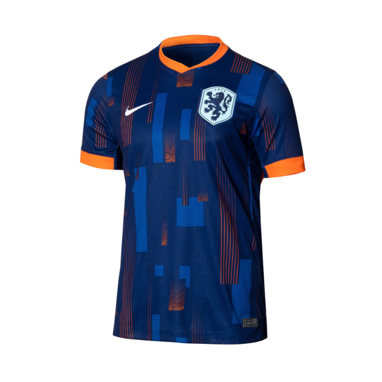 Camiseta Nike Holanda Segunda Equipación Eurocopa 2024 Blue Void-Safety ...
