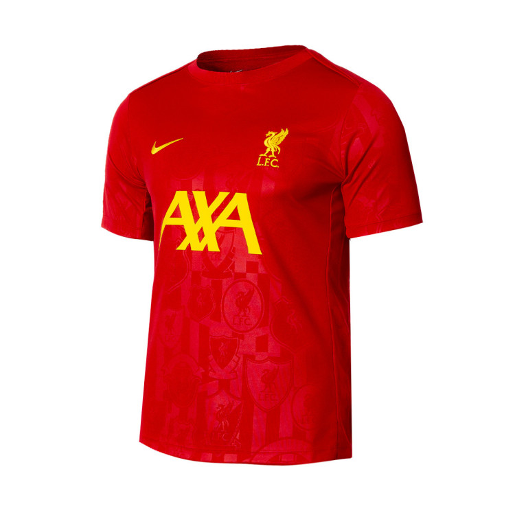 Camiseta Nike Liverpool FC Pre-Match 2024-2025 Gym Red-Chrome Yellow ...