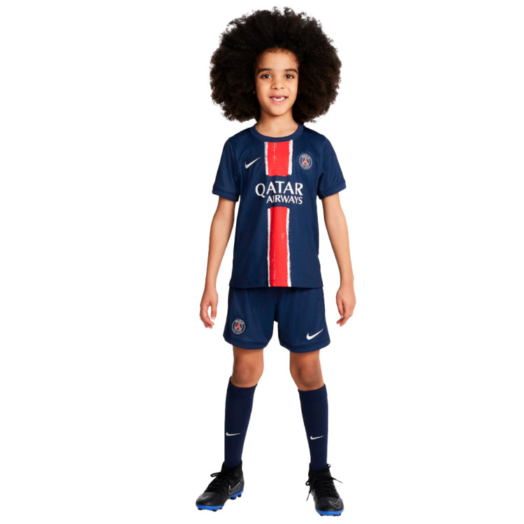 Conjunto Nike PSG Primeiro Equipamento 2024-2025 Criança Midnight Navy ...