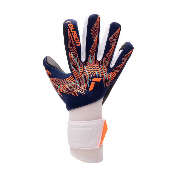 Guante de porteros Reusch Pure Contact Silver Premium blue-Electric ...
