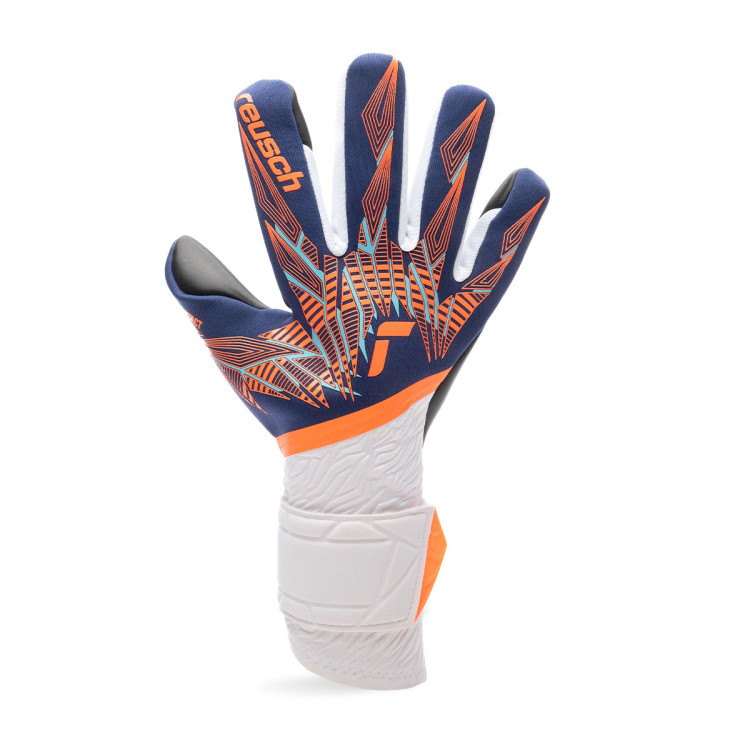 Guante de porteros Reusch Pure Contact Gold Premium blue-Electric ...