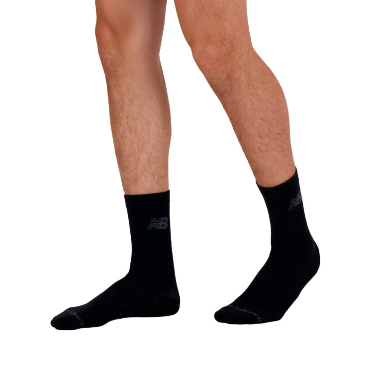 Calcetines New Balance Performance Cushioned Crew (3 Pares) Black ...