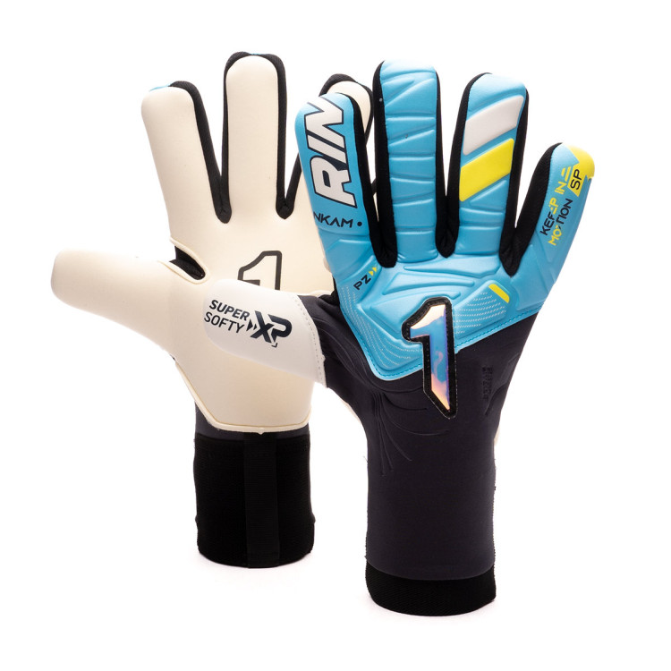 Guante de porteros Rinat Nkam Semi Onana Blue-Black-White - Fútbol Emotion