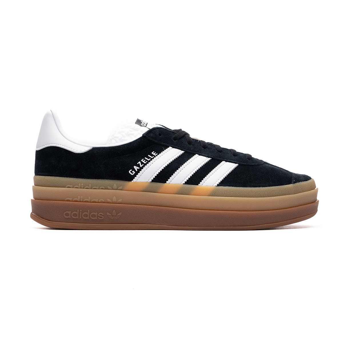 Zapatilla adidas Gazelle Bold Mujer Black-White-Black - Fútbol Emotion