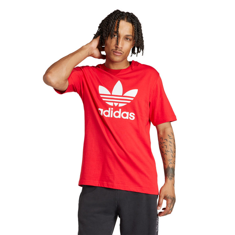 Camiseta adidas Adicolor Trefoil Better Scarlet - Fútbol Emotion