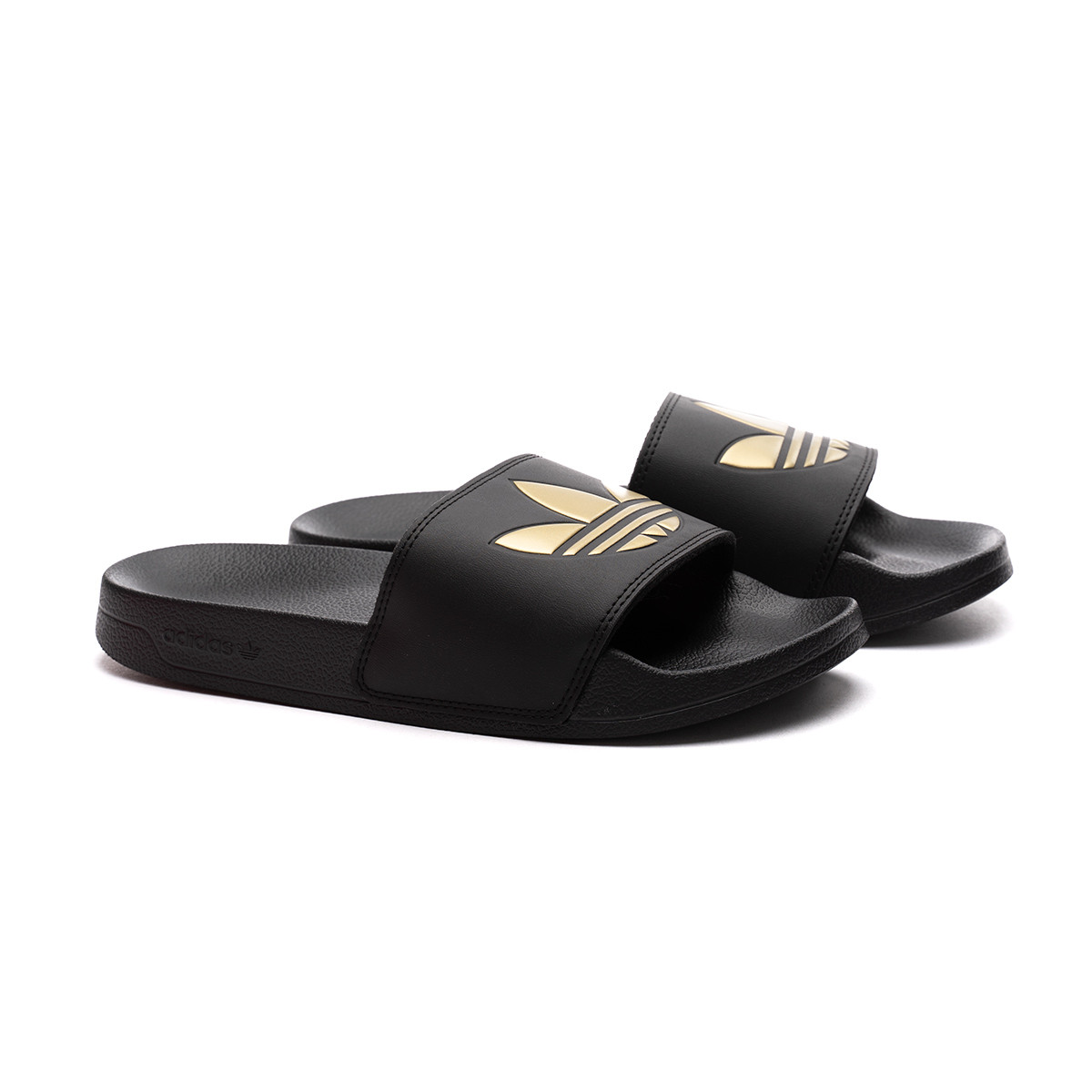 Chanclas adidas Adilette Lite Core Black-Core Black-Matte Gold - Fútbol ...