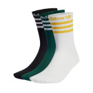 Socks adidas Adicolor (3 Pares) Black-White-Collegiate Green - Fútbol ...