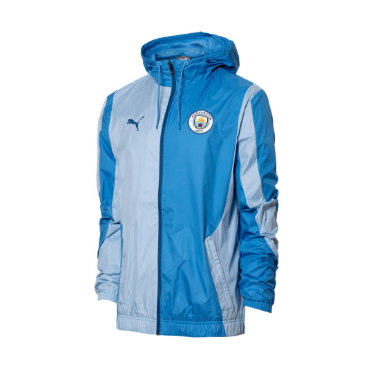 Casaco Puma Manchester City Pre-Match 2023-2024 Regal Blue-Silver Sky ...