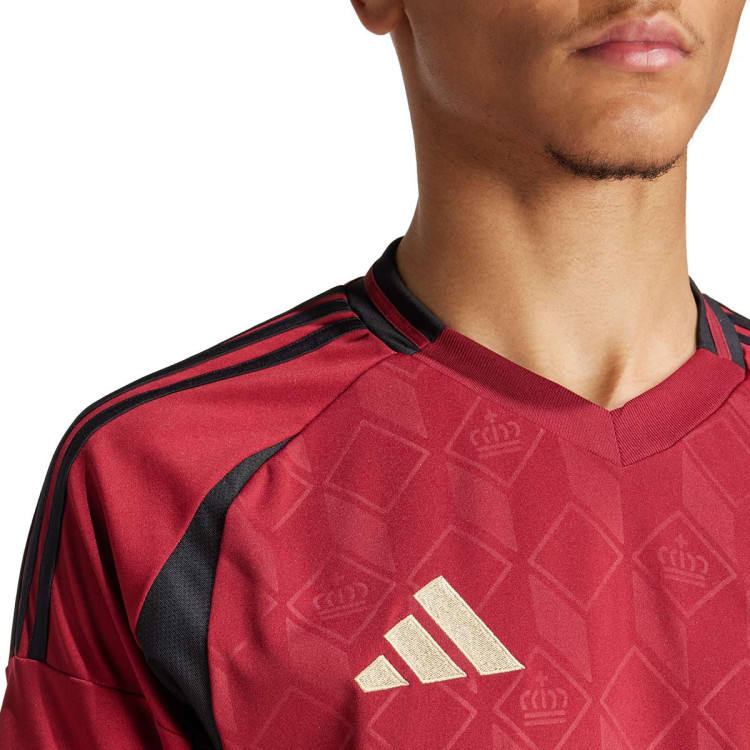 Jersey adidas Belgium Home Jersey Euro 2024 Team Coll Burgundy - Fútbol ...