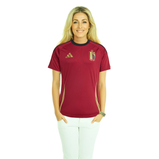Jersey adidas Belgium Euro 2024 Home Team Coll Burgundy - Fútbol Emotion