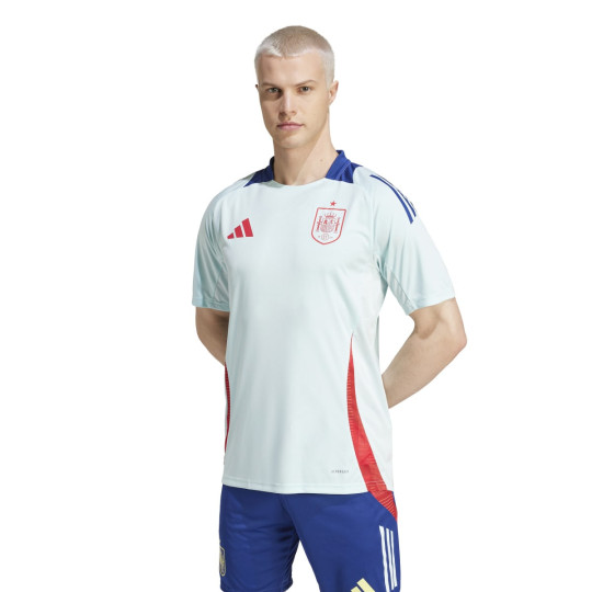 T-Shirt adidas Spain Training Euro 2024 Halo Mint-Ray Red - Fútbol Emotion