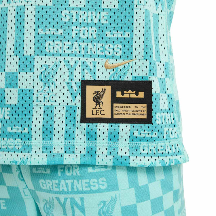 Camiseta Nike Liverpool FC Fanswear 2023-2024 Niño Tropical Twist-Black ...