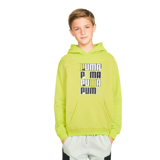 Sweatshirt Puma Kids Essentials + Logo Lab Lime Sheen - Fútbol Emotion