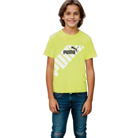 T-Shirt Puma Kids Power Graphic Club Navy-White-Silver - Fútbol Emotion