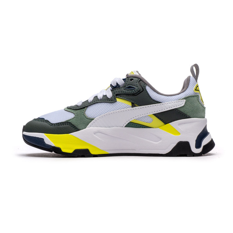 Trainers Puma Kids Trinity Gray Fog-White-Olive Green - Fútbol Emotion
