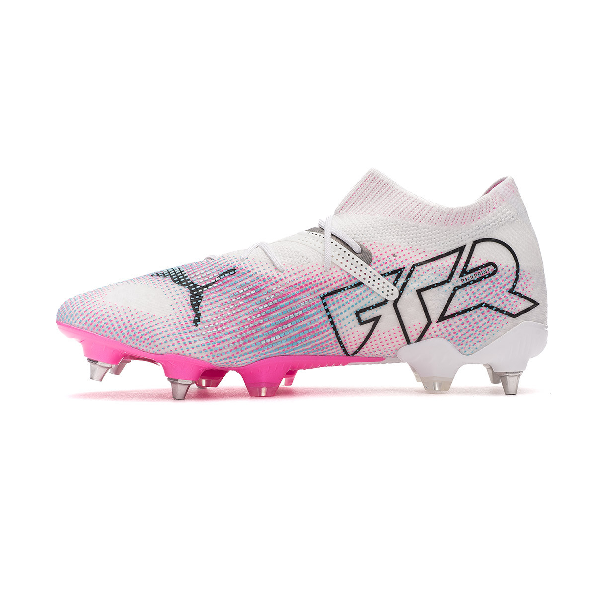 Chuteira Puma Future 7 Ultimate MxSG White-Black-Poison Pink - Fútbol Emotion