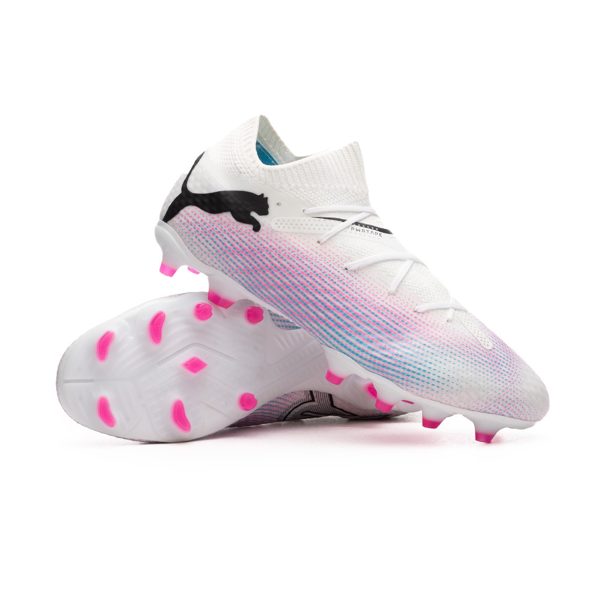 Football Boots Puma Future 7 Pro FG/AG White-Black-Poison Pink - Fútbol ...