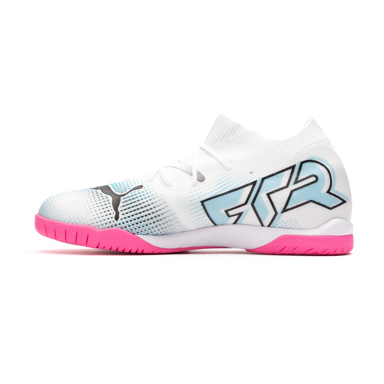 Chaussure de futsal Puma Enfants Future 7 Match IT + Mid White-Black ...