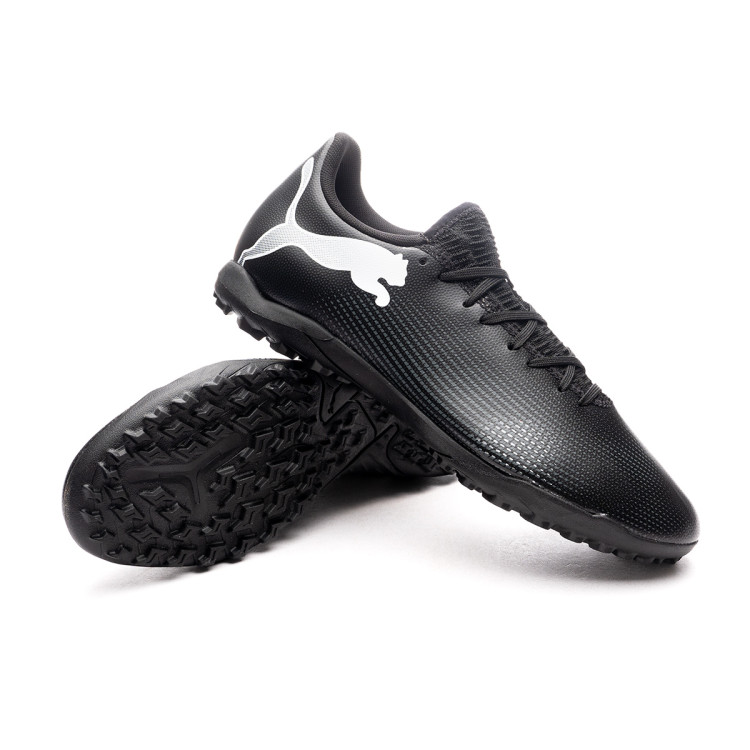 Bota de fútbol Puma Future 7 Play Turf Black-White - Fútbol Emotion