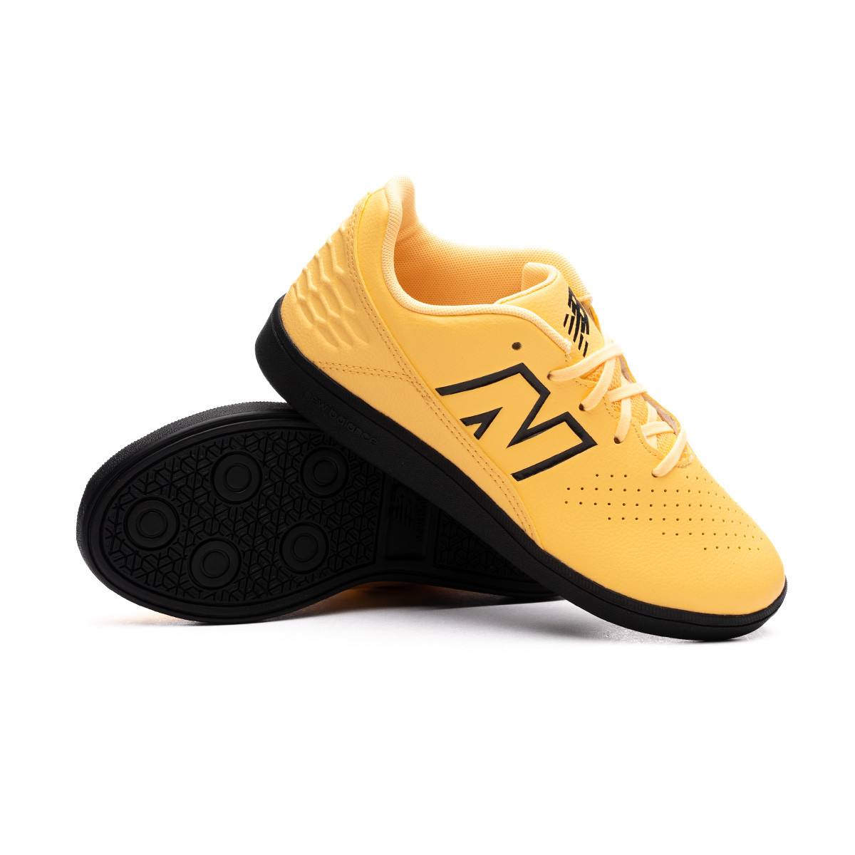 Indoor boots New Balance Kids Audazo Control V6 IN White Peach - Fútbol ...