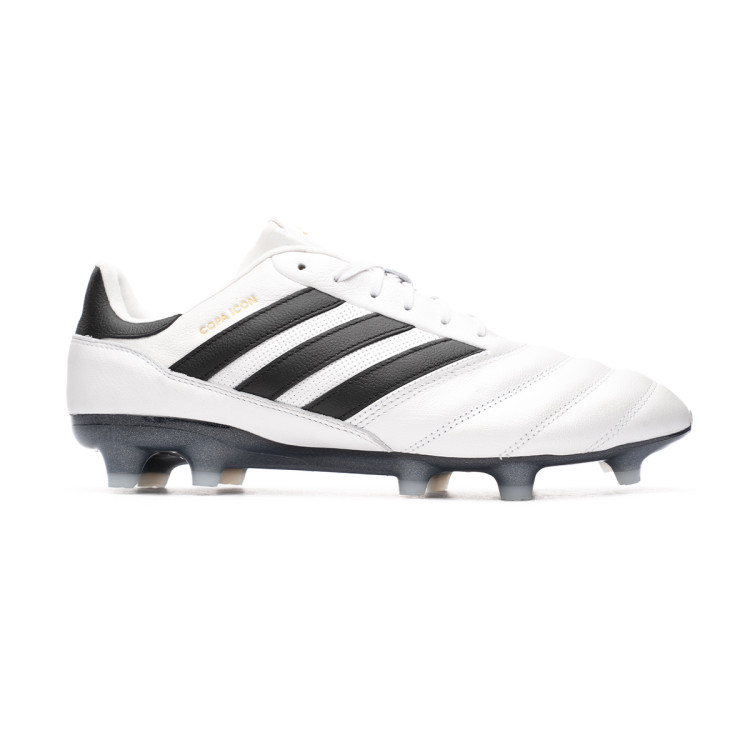 Bota de fútbol adidas Copa Icon FG White-Core Black-Gold Met - Fútbol ...