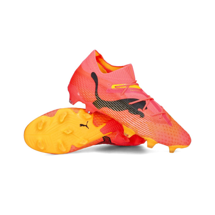 Bota de fútbol Puma Future 7 Ultimate FG/AG Mujer Sunset Glow-Black-Sun ...