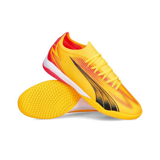 Futsal Shoes Puma Ultra Match IT Sun Stream-Black-Sunset Glow - Fútbol ...