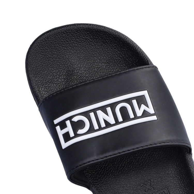 Chanclas Munich 3D Logo White-Team Red-Adobe-Dragon Red - Fútbol Emotion