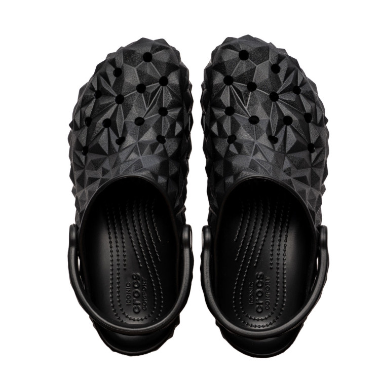 Chanclas Crocs Classic Geometric Clog Black - Fútbol Emotion