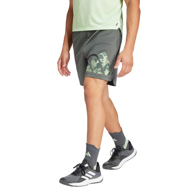 Shorts adidas Workout Logo Legend Ivy-Black - Fútbol Emotion